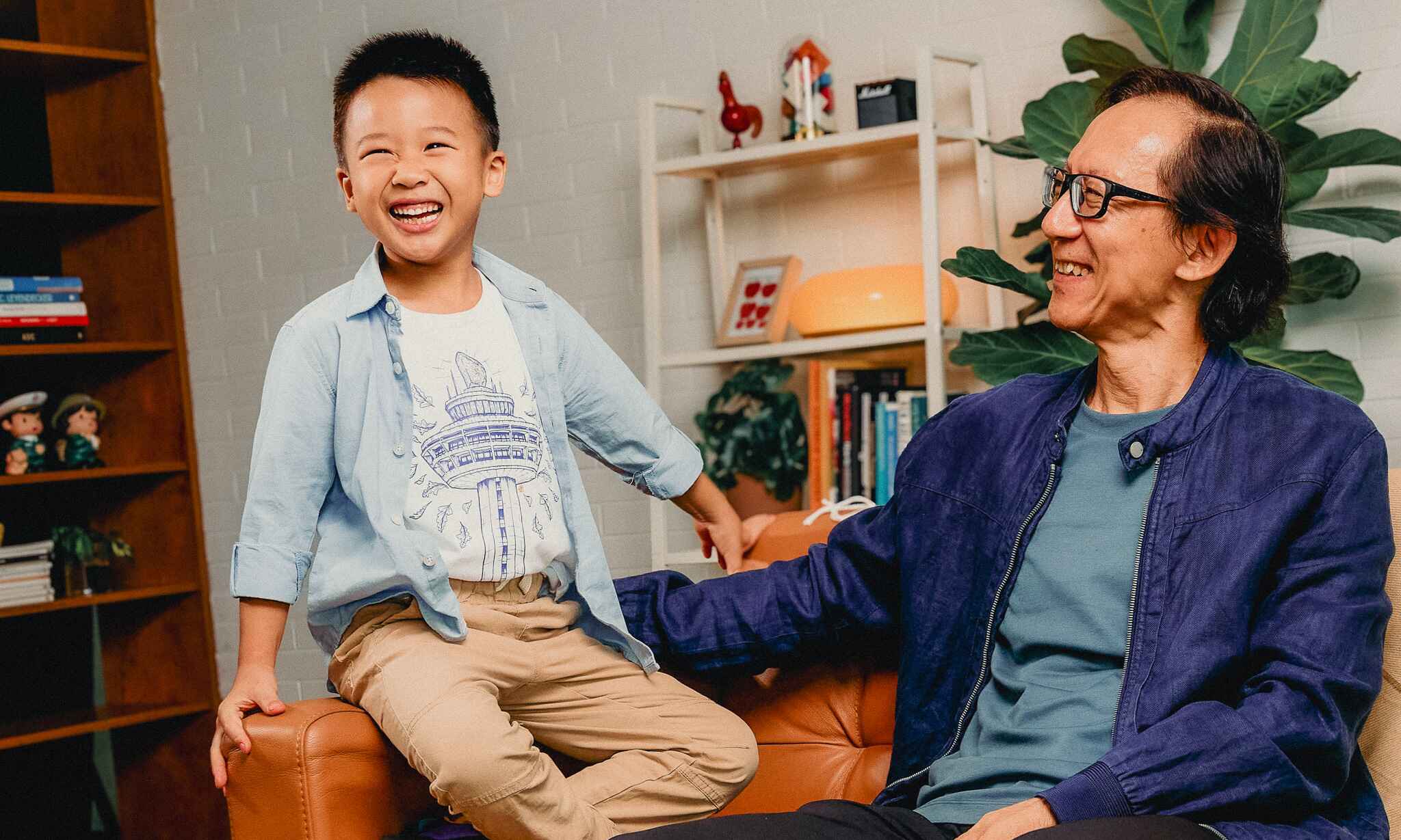 Singapore visual artist Boo Sze Yang, 60, and 6-year-old aspiring ...